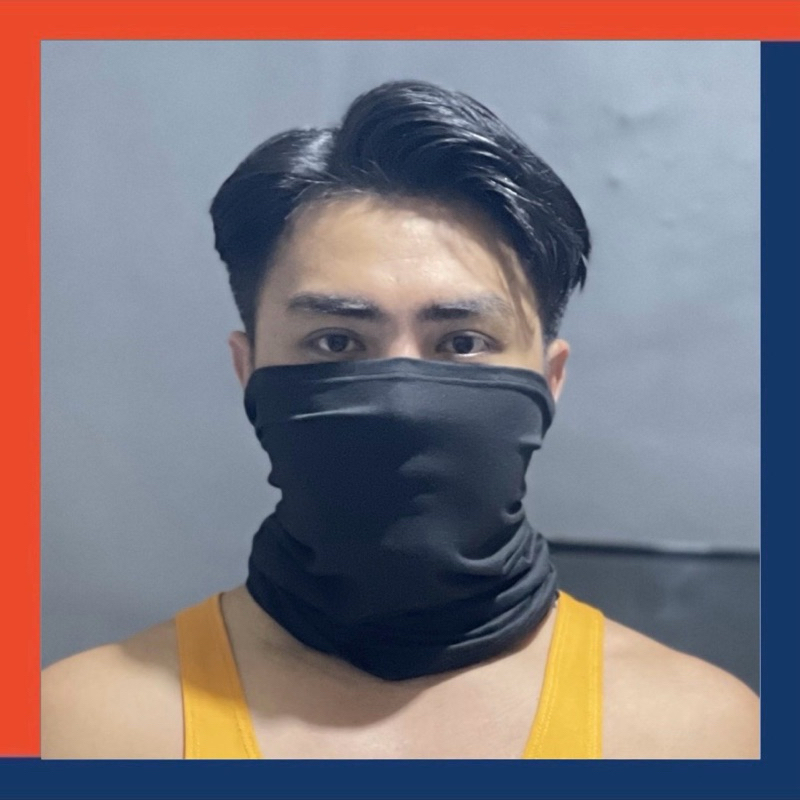 TUBE MASK | PLAIN BLACK | Shopee Philippines