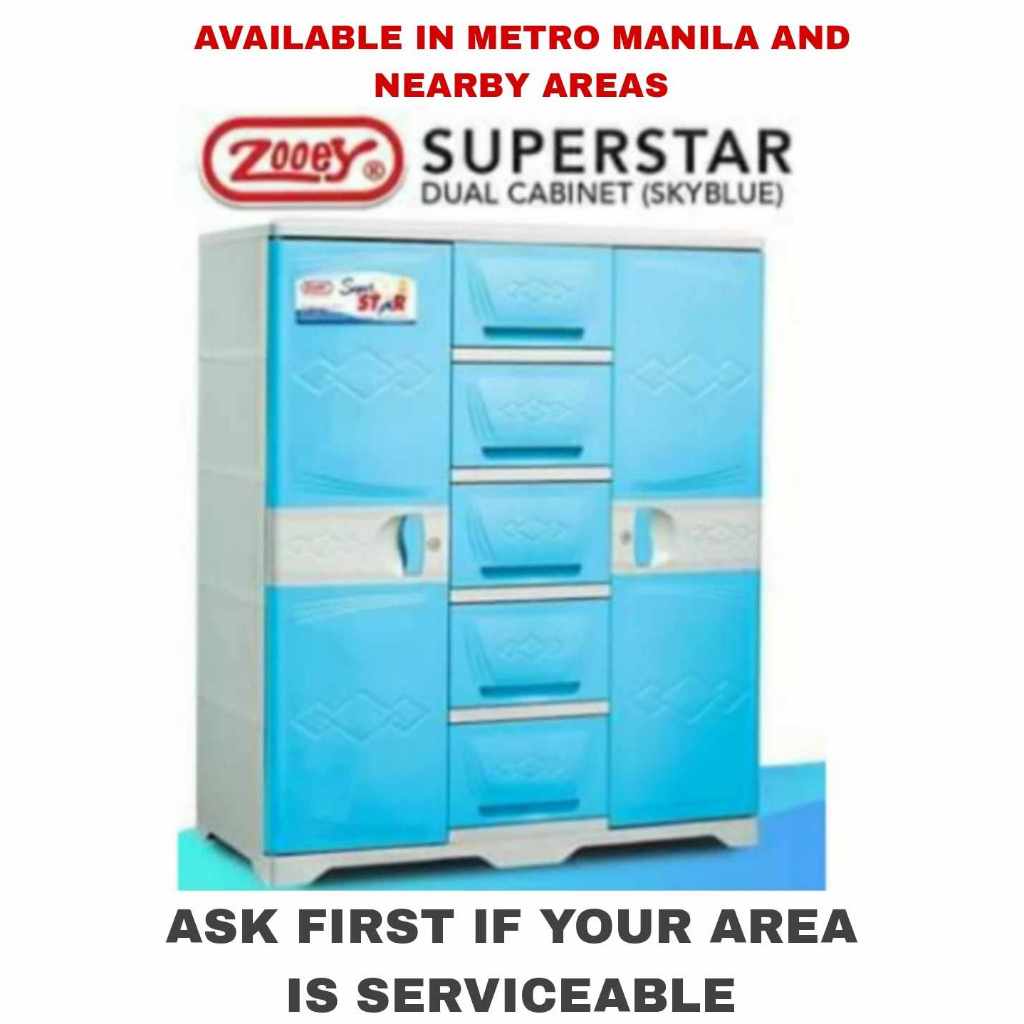 ZOOEY SUPER STAR DUAL CABINET (chat first before placing your order ...