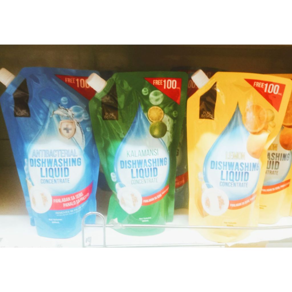 Pure Basics Concentrated Dishwashing Liquid 800ml | Shopee Philippines