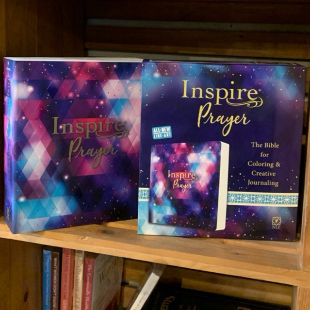 NLT Inspire Prayer Journaling and Coloring Bible | Shopee Philippines
