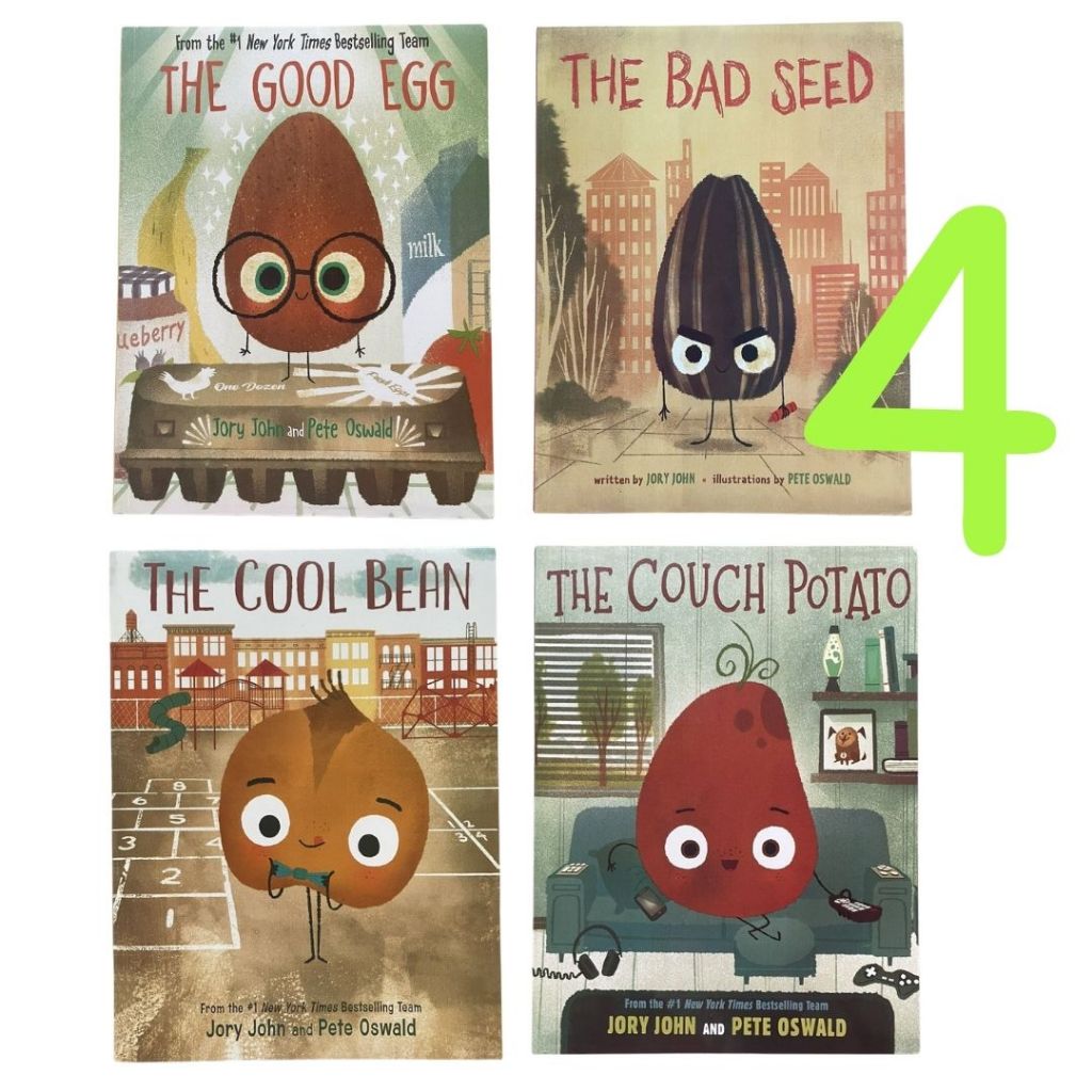 Jory John - The Bad Seed / Good Egg / Cool Bean / Couch Potato ...
