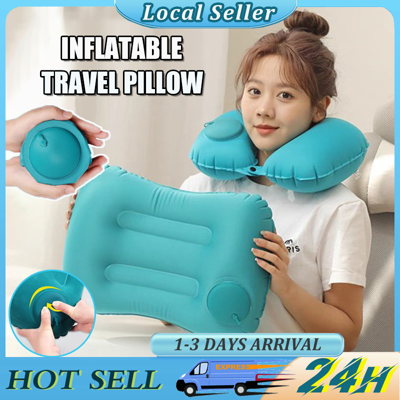 KIKOT Travel Neck Inflatable Pillow For Sleeping Multifunction Foldable ...