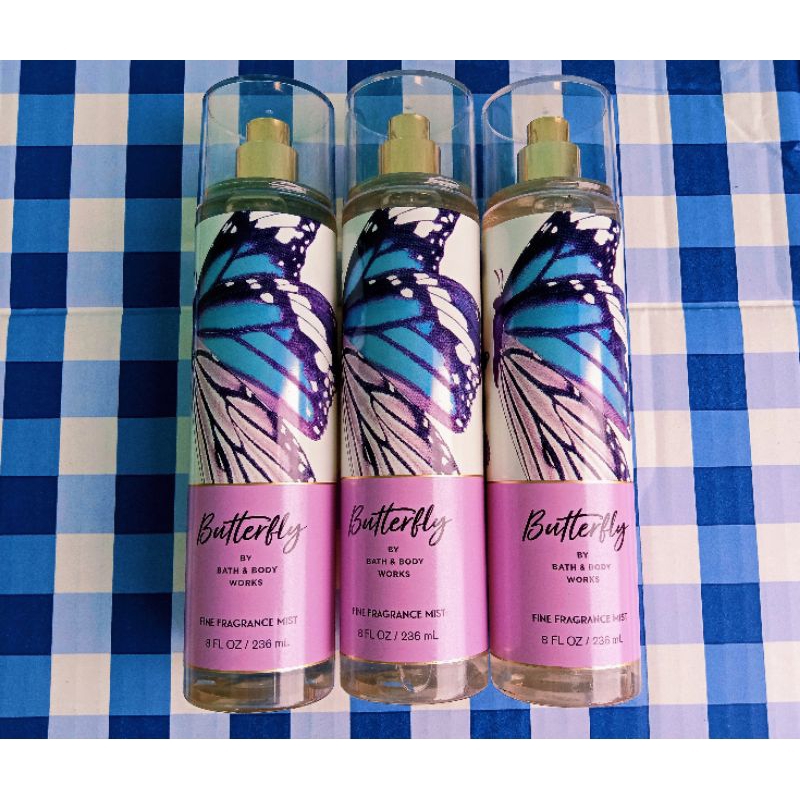 Authentic Butterfly Fine Fragrance Mist by Bath and Body Works 236ml ...