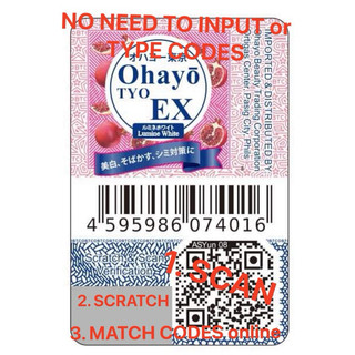 OHAYO TYO Tokyo EX Lumine White 100% MADE IN JAPAN 60 Capsules ...