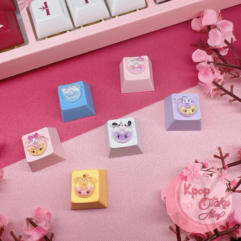 Sanrio Mini Donut Artisan Keycaps | Kpop Otaku Alley Keycaps | Shopee ...