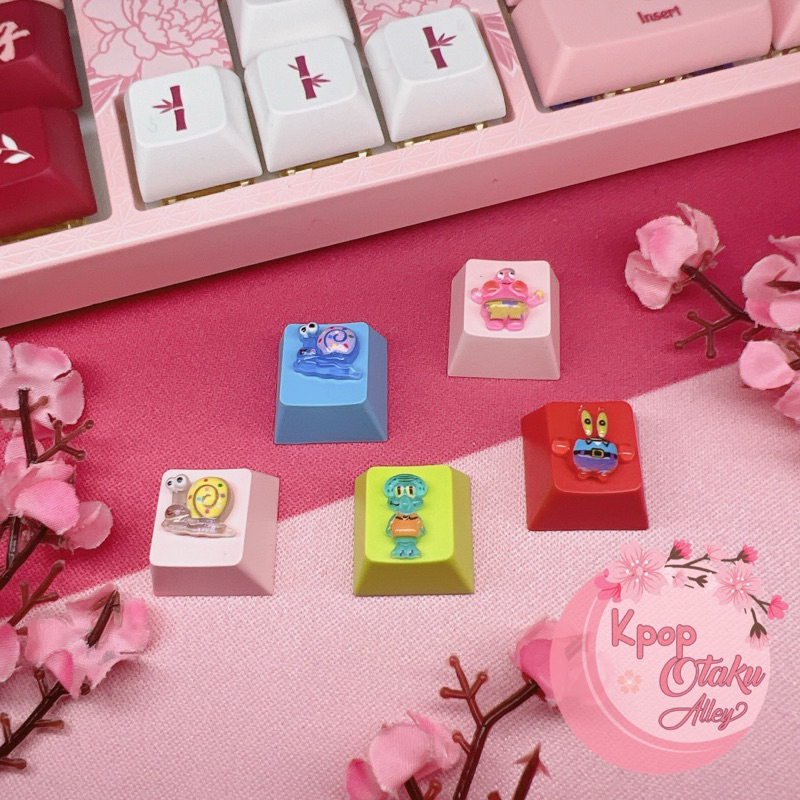 Spongebob Squarepants Mini Characters Artisan Keycaps | Kpop Otaku ...