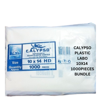 CALYPSO PLASTIC 10X14 BUNDLE 1000PCS PANG 2KILO PLASTIC LABO | Shopee ...