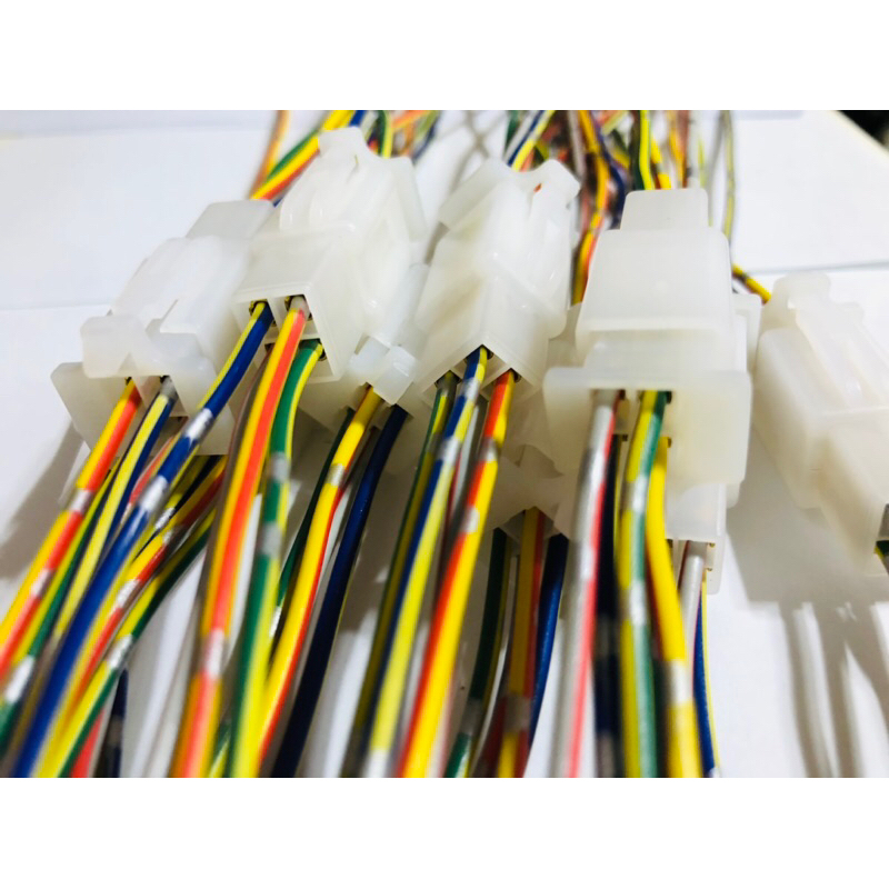 CDI 4 PIN MALE / FEMALE SOCKET SET HEAVY DUTY HIGH QUALITY JAPAN WIRE ...