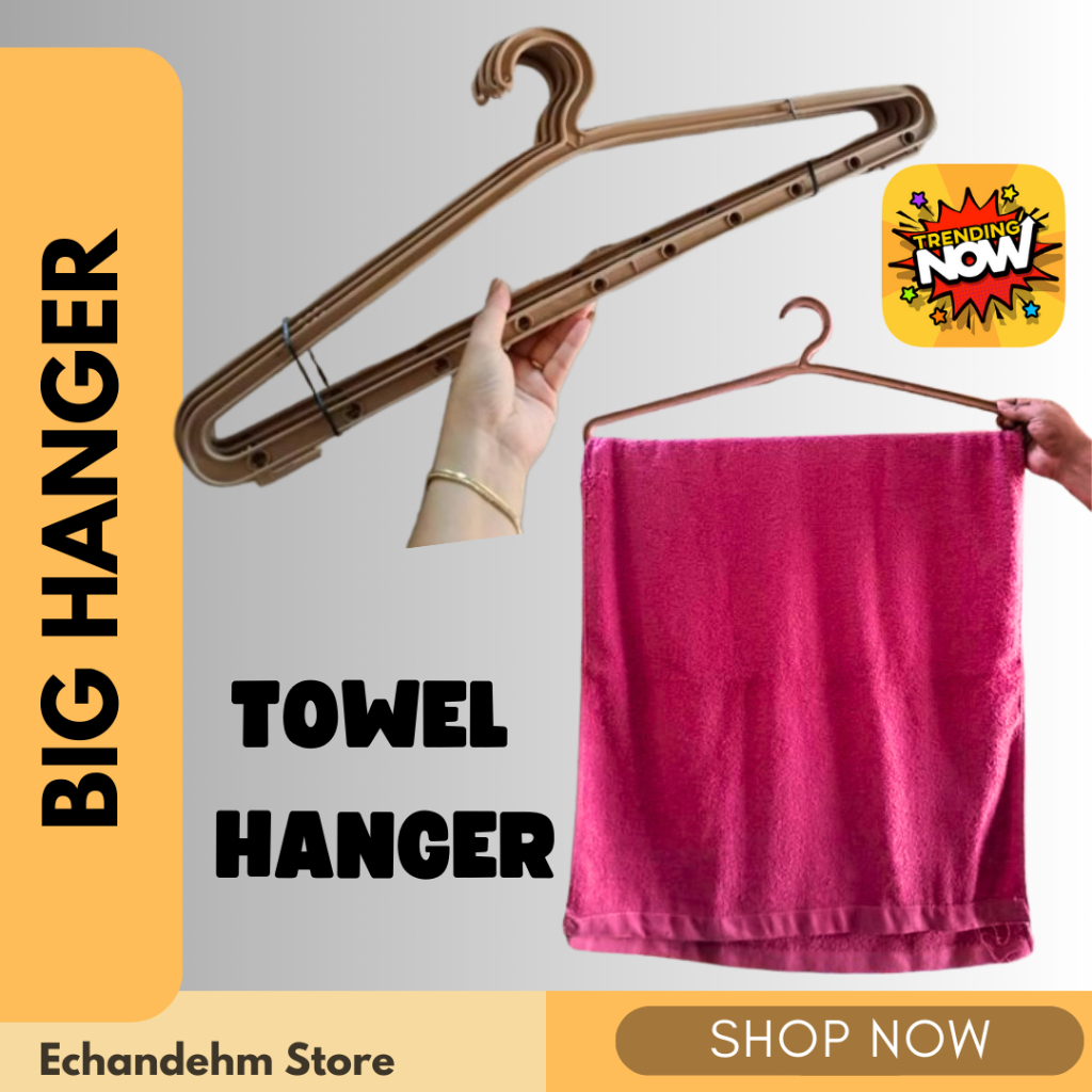 Estetik hanger for towel big and blanket Hanger ng tuwalya | Shopee ...