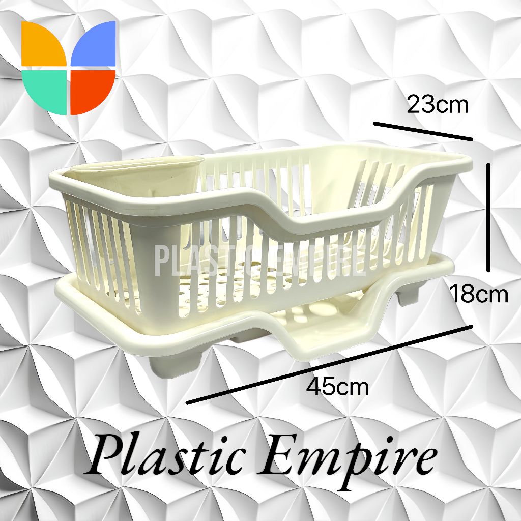 UniGlobal High Quality Plastic Kitchen Utensils Dish Drain Rack Plate ...