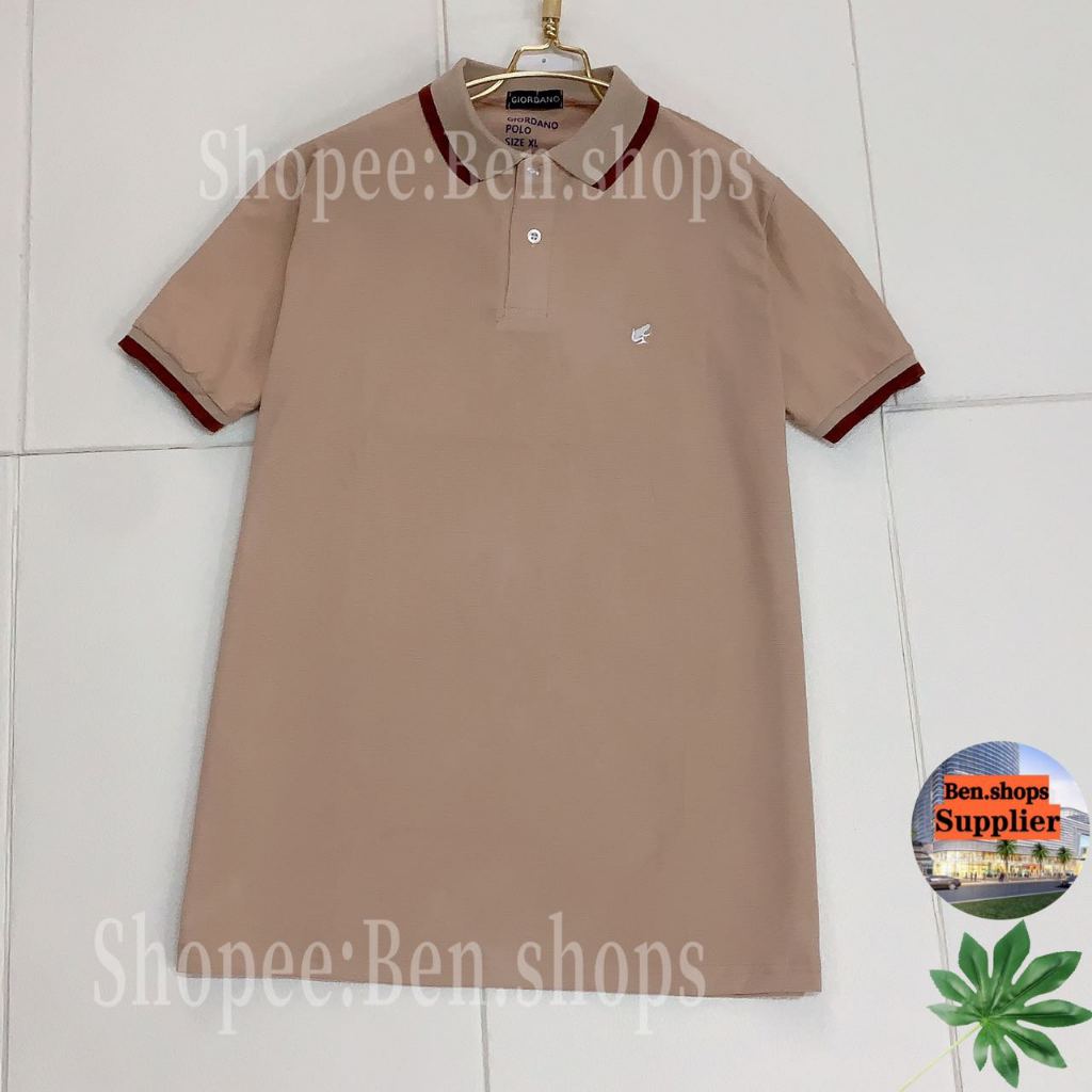 Men's fashion polo shirt plain color 100% cotton (small to plus size ...