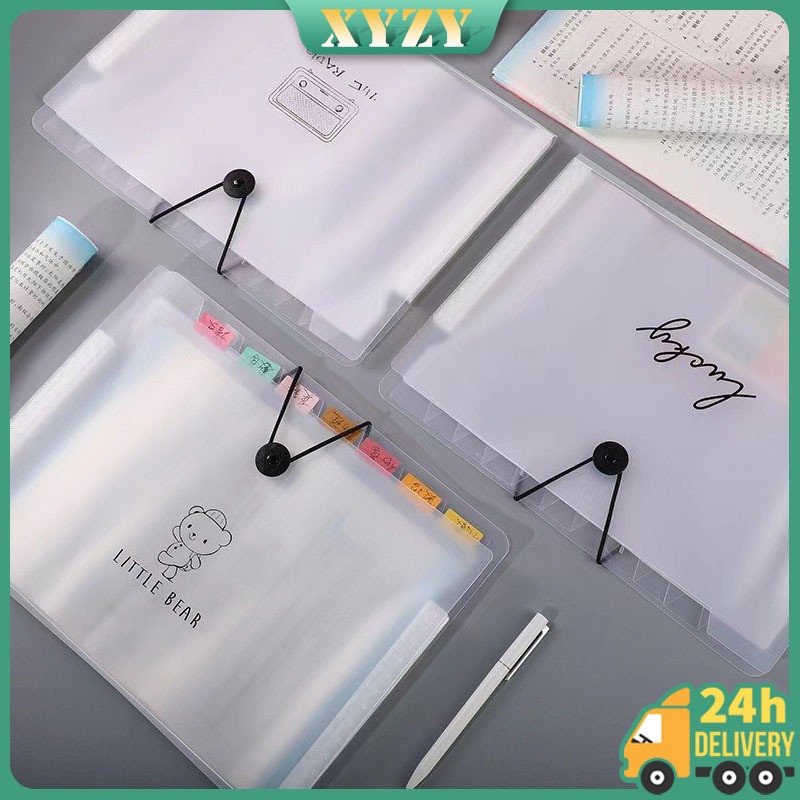 File Attache Case Multi-layer Expansion Portfolio Paper Organizer A4 ...