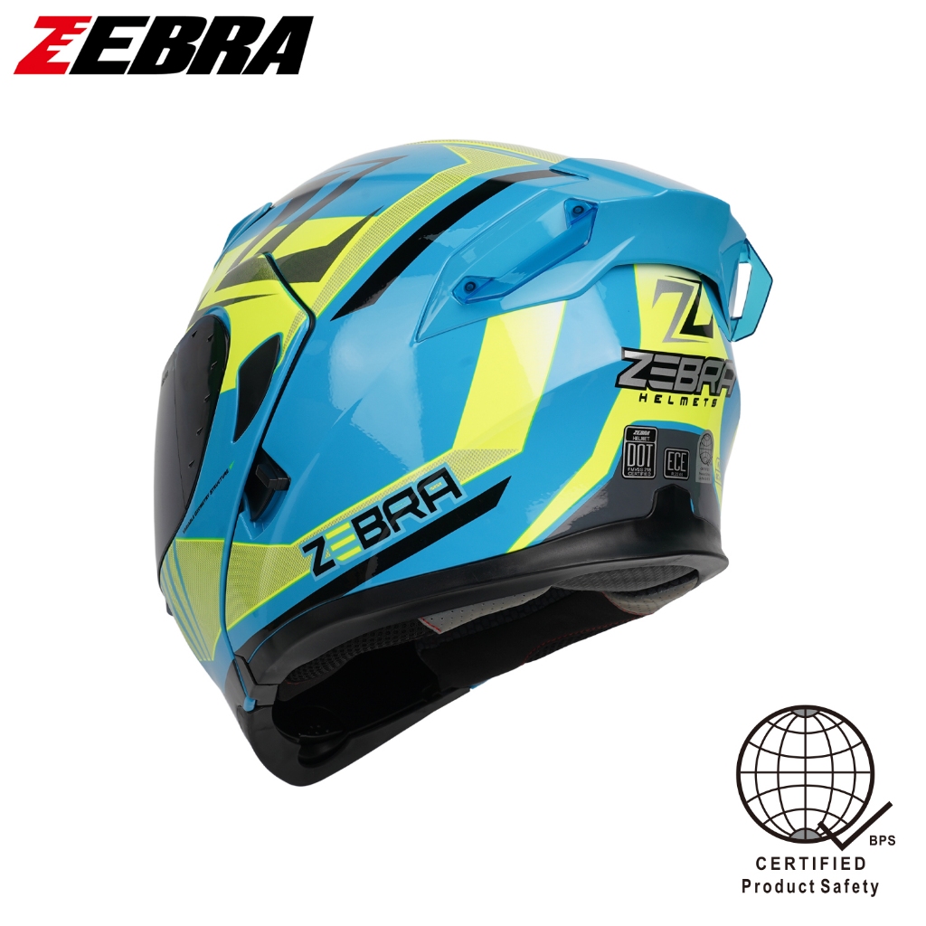 ZEBRA FF805 Plus Trooper Dual Visor Modular Helmet Motorcycle Shopee Philippines