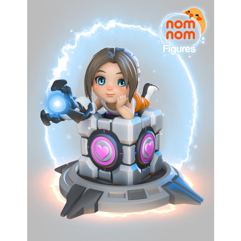 Chibi Chell (Portal) Resin 3D Printed Statue | Shopee Philippines