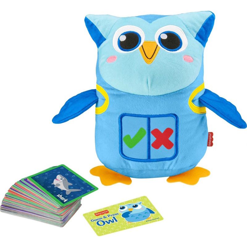 Fisher-Price Electronic Learning Toy, Guess & Press Owl Interactive ...