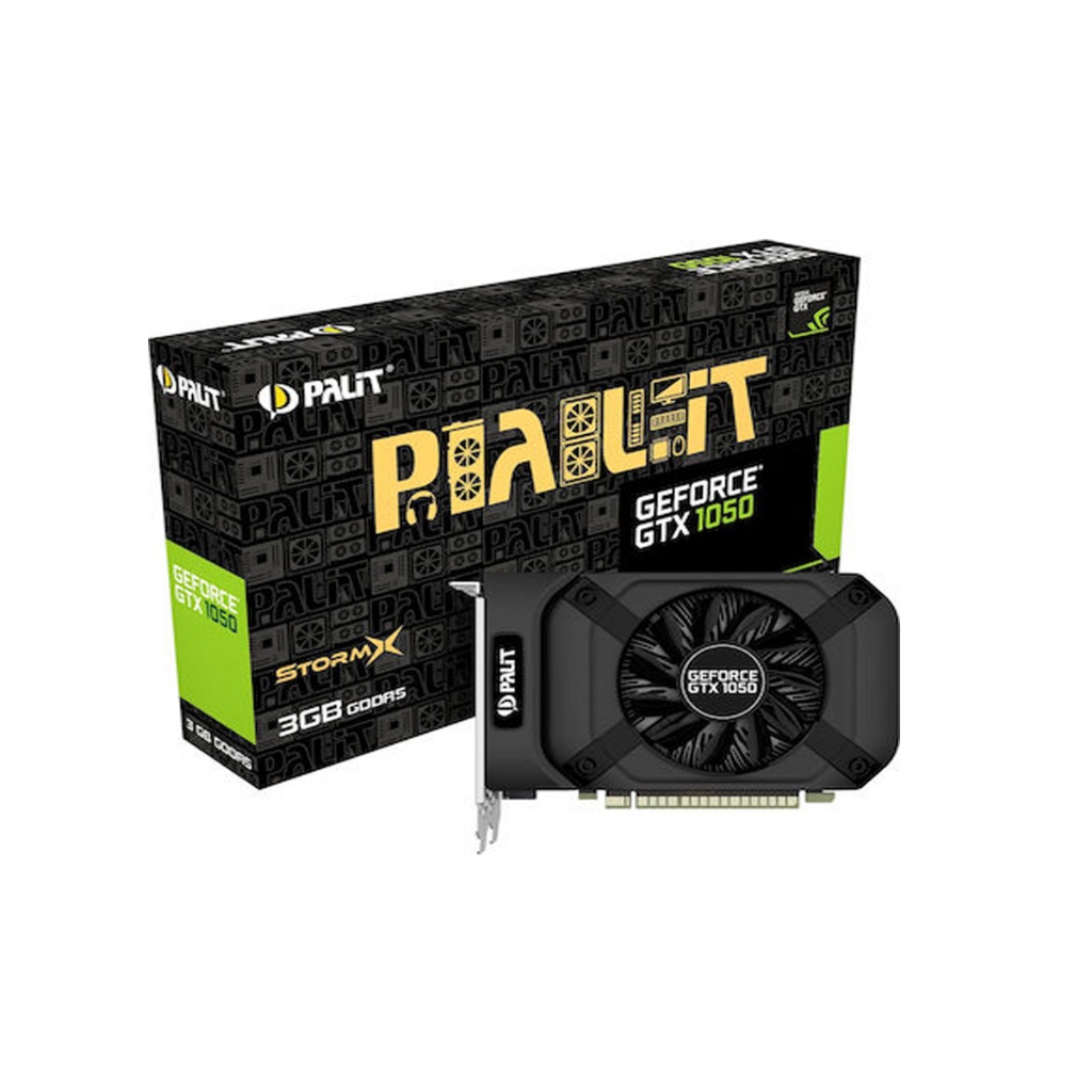 REFURBISHED PALIT NE51050018FE-1070F GTX1050 STORMX 3GB GDDR5 96BIT DVI ...