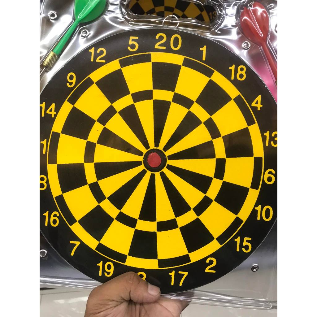 starexshop 24cm Dart game board with free 2pcs dart pins for kids all ...