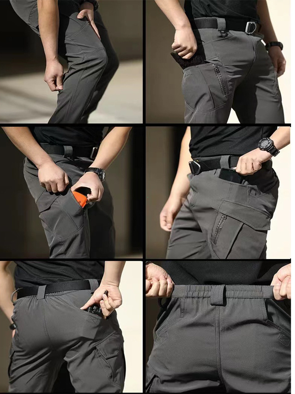JEEP SPIRIT IX7/IX9 Waterproof Tactical Pants Men SWAT Combat Army Pants Casual Men Hiking Pants ...