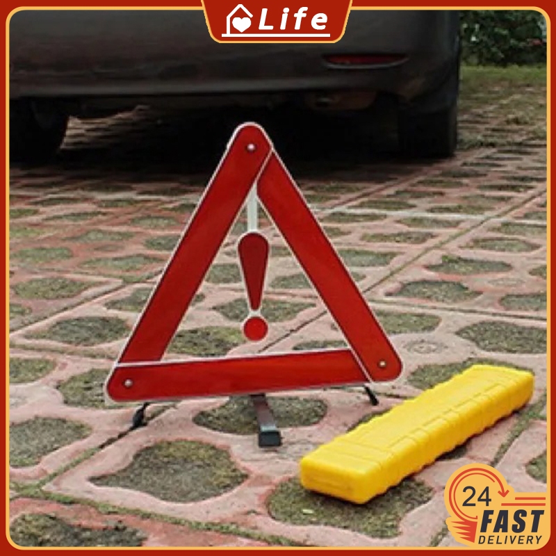 Auto Car Safety Early Warning Device Triangle Sign Road Emergency Spare ...