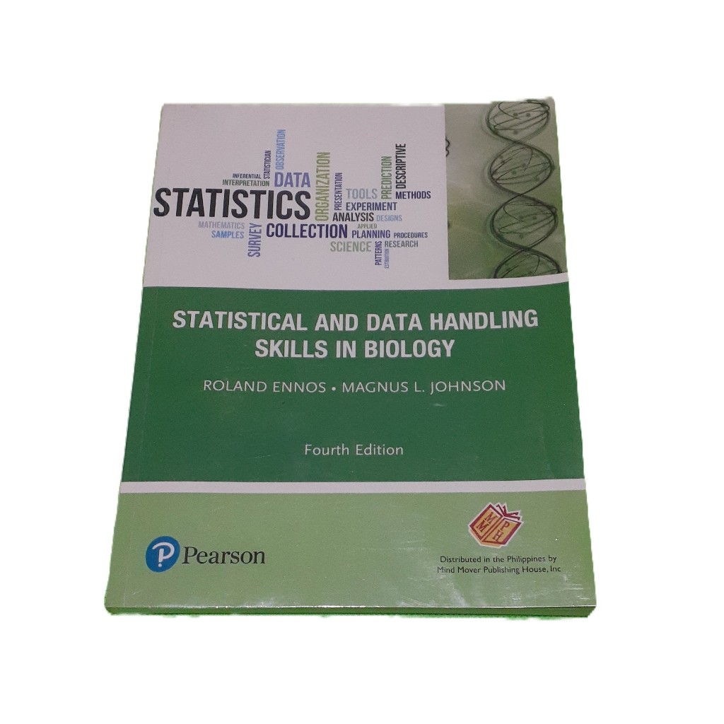 Pearson: Statistical And Data Handling Skills in Biology 4th Edition ...