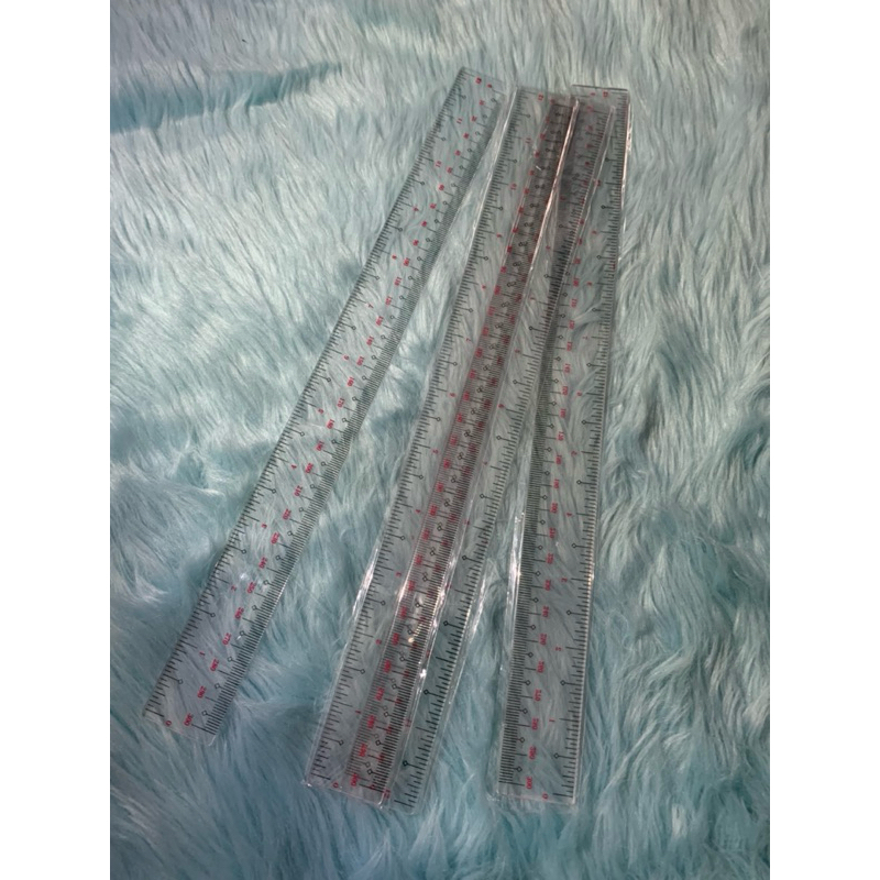TRANSPARENT RULER | 30cm | 12inches | Shopee Philippines