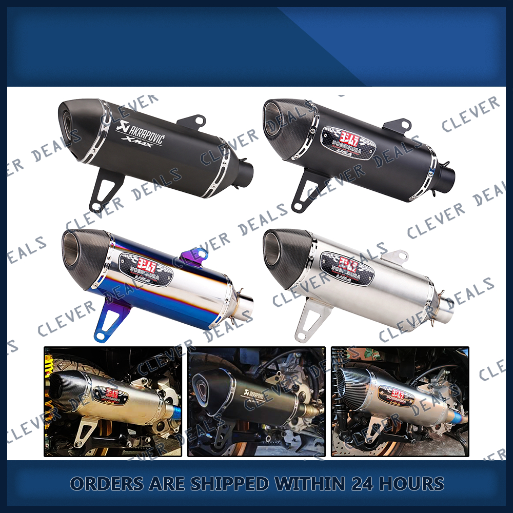 Yamaha XMAX 300 Universal Motorcycle Exhaust Slip On 51mm Inlet ...