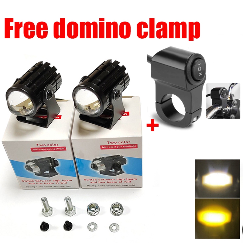 Motorcycle Accessories Mini Driving Light LED Spotlight Waterproof High ...