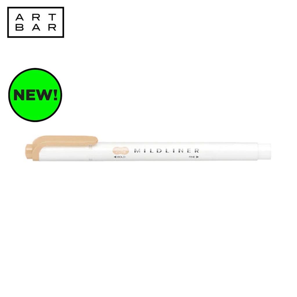 Zebra Mildliner Highlighter Twin Type Beige - Art Bar | Shopee Philippines