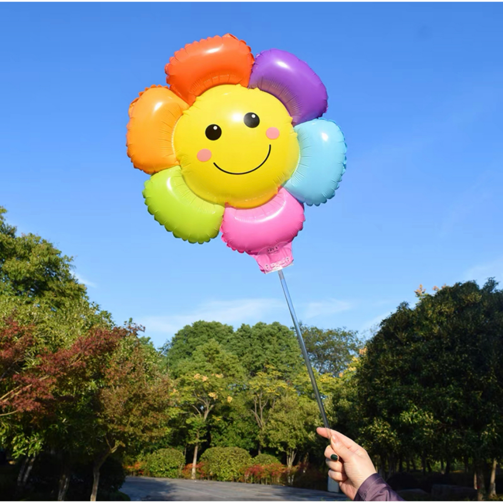 Cod/Flower Balloon Tow Bar Daisy Flower Balloons Party Decorations ...