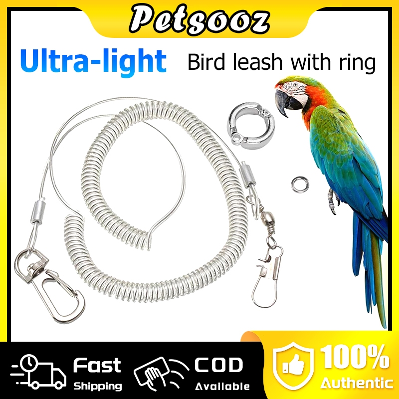 Bird Training Leash Set 3m Bird Leash with Ring Parrot Flying Training ...