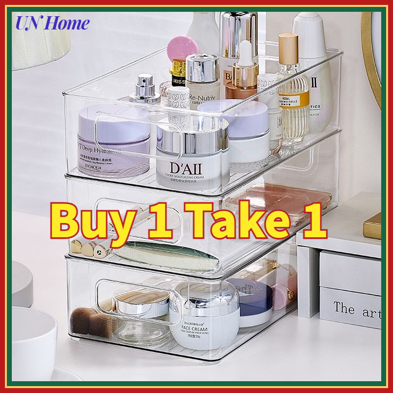 Acrylic Cosmetic Storage Box Stackable Drawer Acrylic Makeup Storage ...