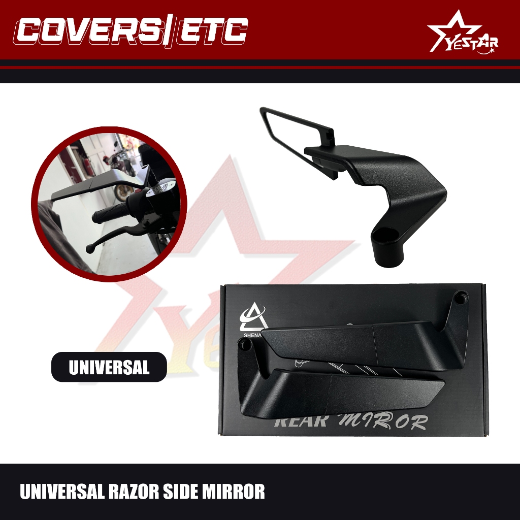 Yestar Racing UNIVERSAL Winglet Alloy Ninja V3 Stealth Side Mirror ...