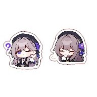 2pc/order Honkai Star Rail Herta Emoji Waterproof Sticker Matte/Glossy ...