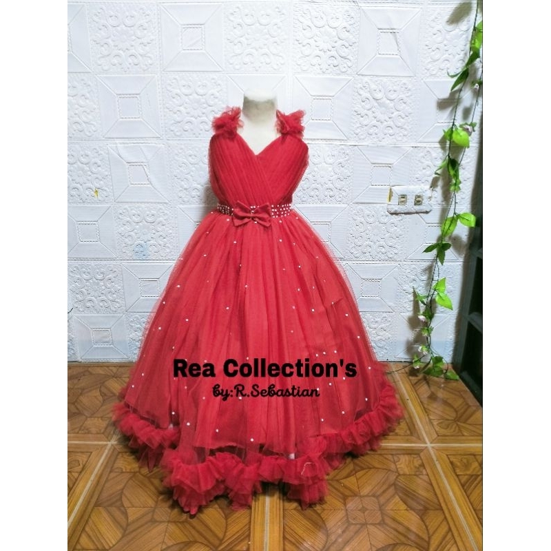 FLOWERGIRLS GOWNS TULLE RAFFLES | Shopee Philippines