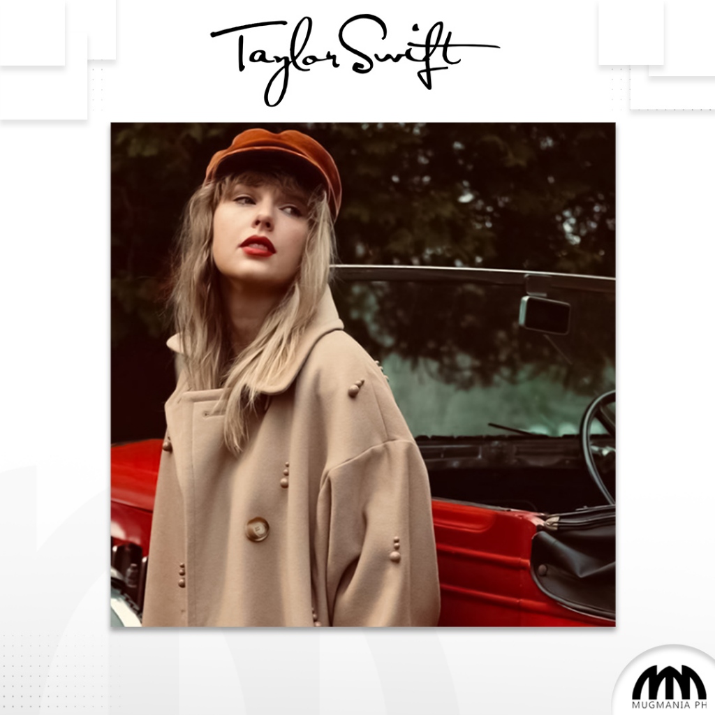 SOLD PER PIECE / TAYLOR SWIFT Square Wall Decor - Mugmania - Red Album ...