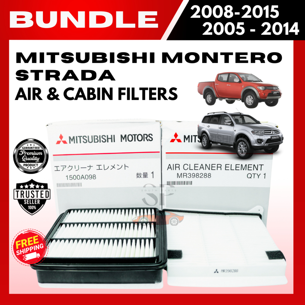 BUNDLE SALE! CABIN & AIR Filters For MITSUBISHI Montero (2008-2015 ...