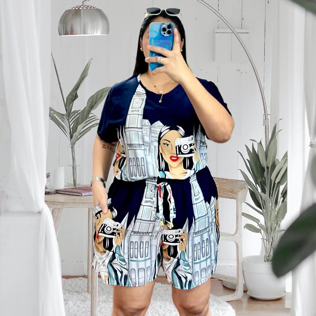 LKOU FAY BANGKOK CHALLIS TERNO PLUS SIZE L-3XL | Shopee Philippines