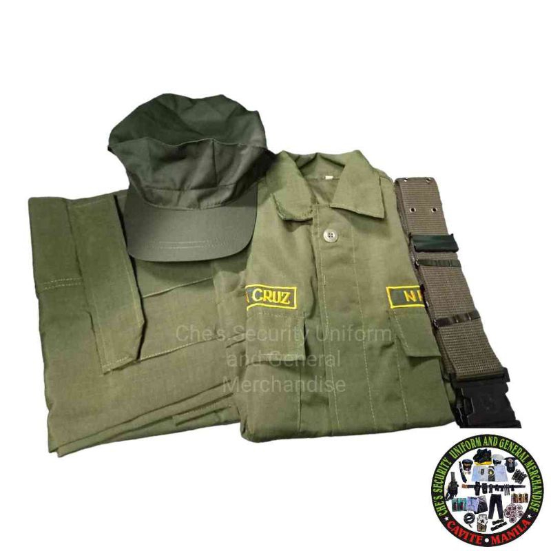 ROTC uniform with patches and accessories for students | Shopee Philippines