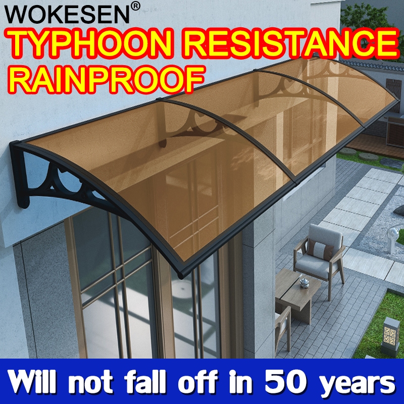 Multipurpose Awning Canopy with Bracket for Door and Window Canopy ...