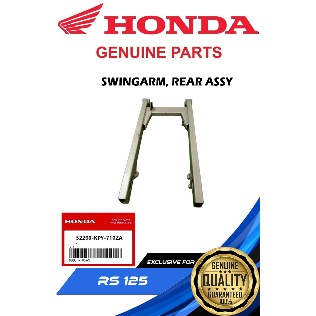HONDA GENUINE SWINGARM, REAR ASSY SILVER | Shopee Philippines