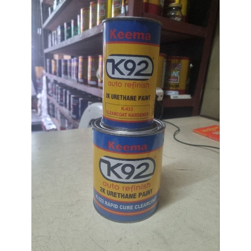 K92 Rapid Cure Topcoat Clear (K-222) w/ Catalyst 1 Liter | Shopee Philippines