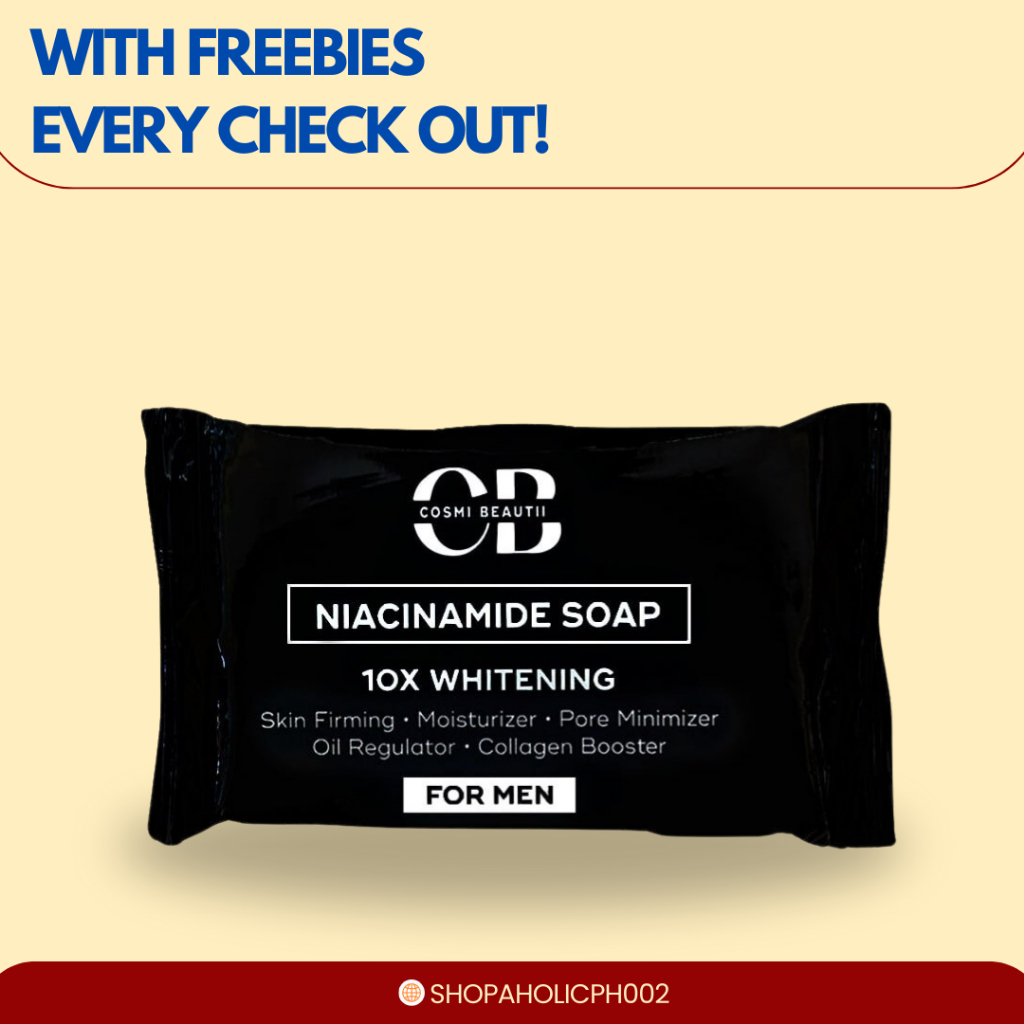 Cb Niacinamide Soap With 10x Whitening For Men All Skin Types Oil Control And Hydrating Soap