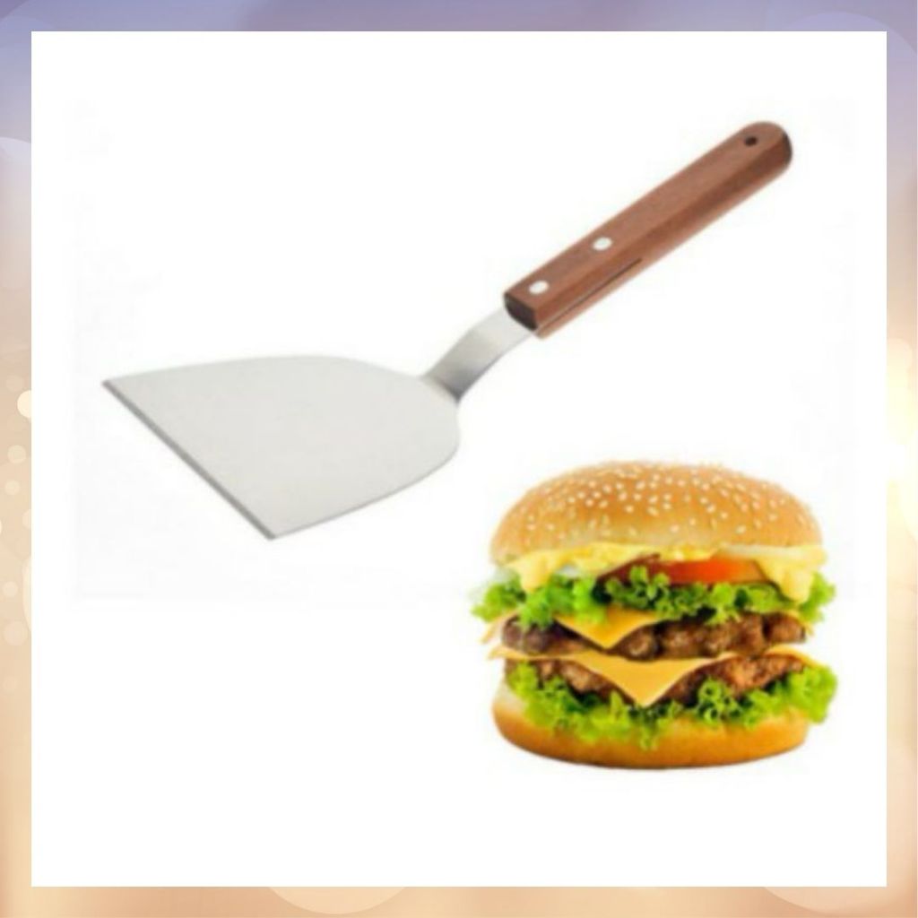 Burger Turner Spatula: Flat-Style Essential for Perfectly Flipped ...