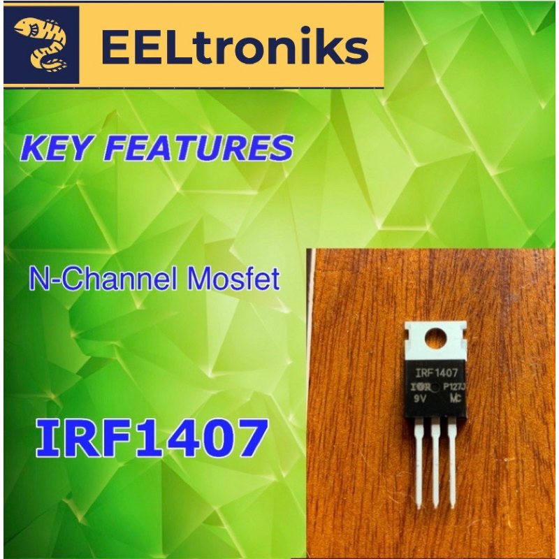 TRANSISTOR IRF1407PBF IRF1407 N-CHANNEL MOSFET ORIGINAL | Shopee ...