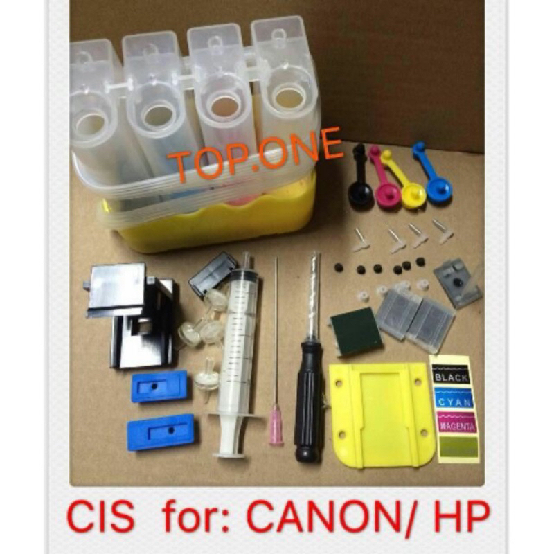DIY CISS 4colors for"canon/HP printer | Shopee Philippines