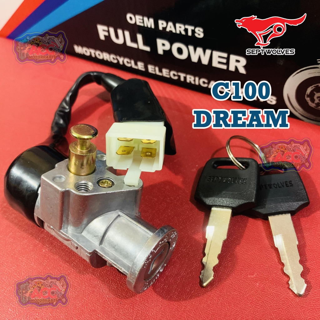 ACC Motorparts C100 Dream Main Ignition Switch with Keys | Shopee ...