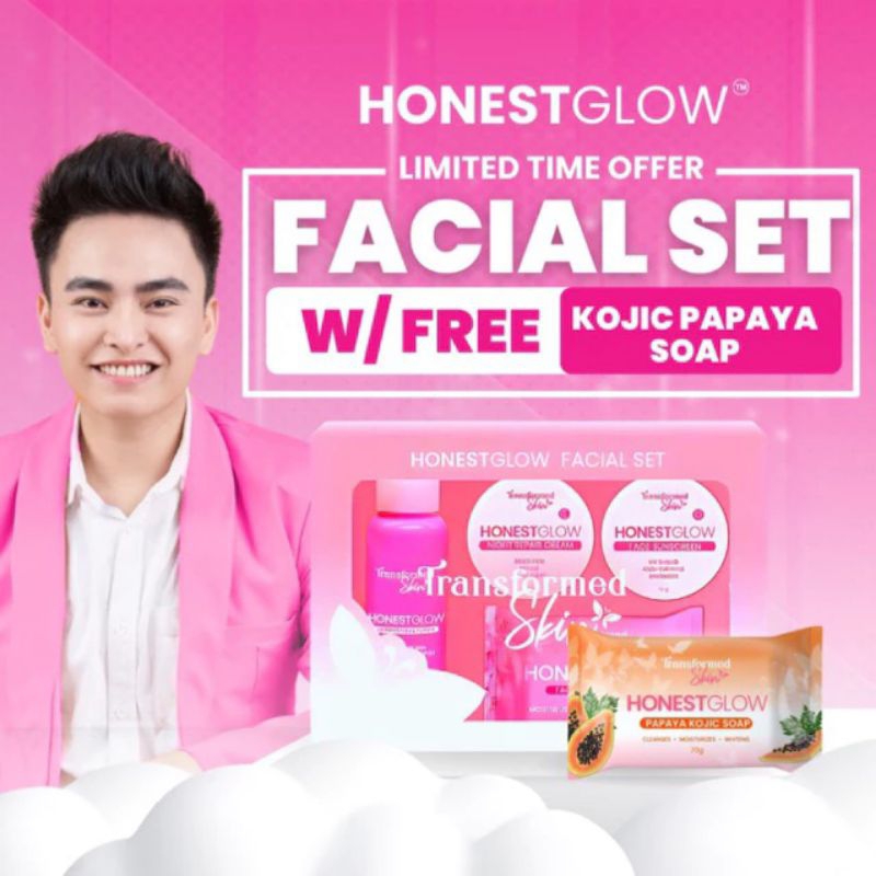 honest glow Rejuvenating set plus free kojic papaya soap 70g | Shopee ...