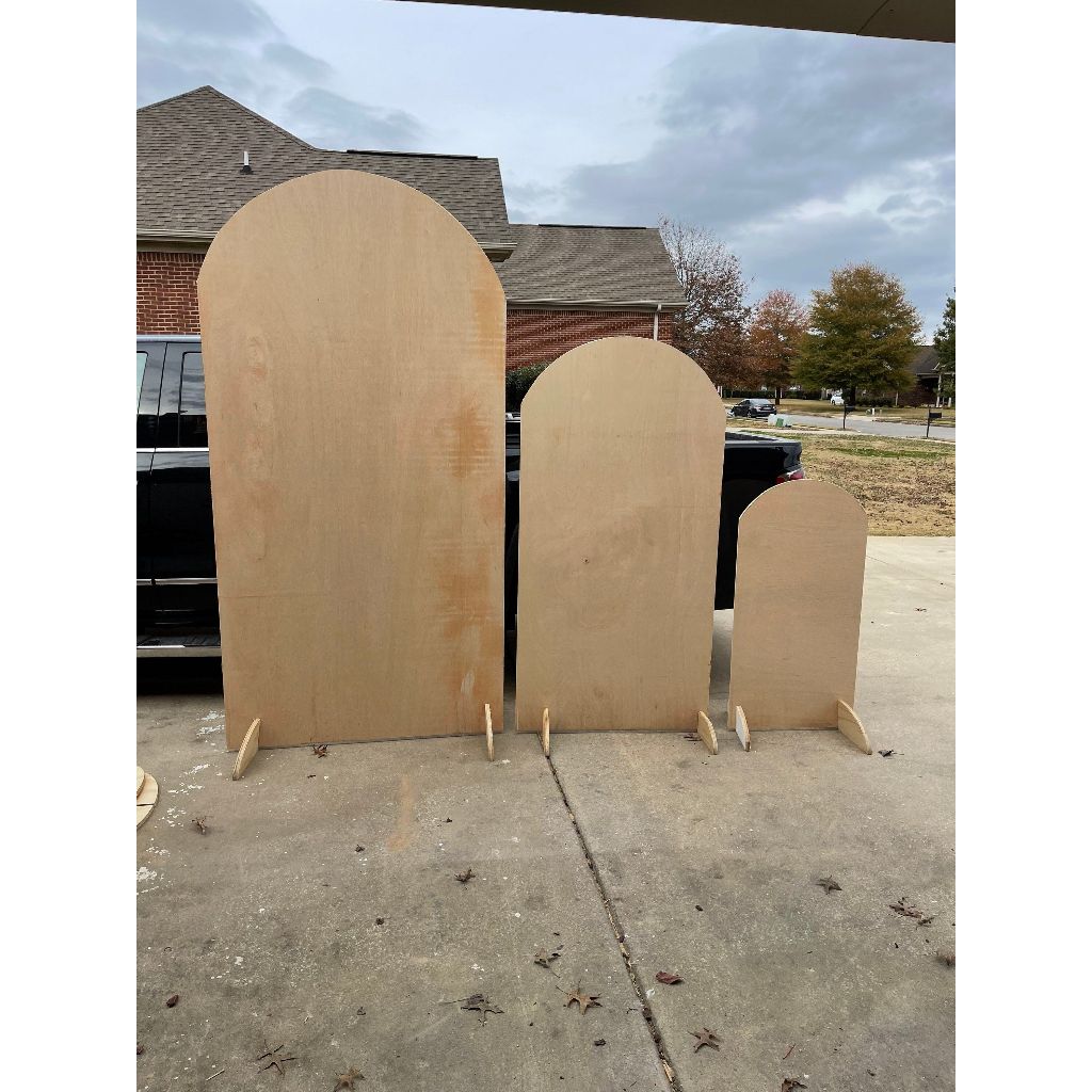 SMALL Arch backdrop wall with stand (unpainted only) | Shopee Philippines