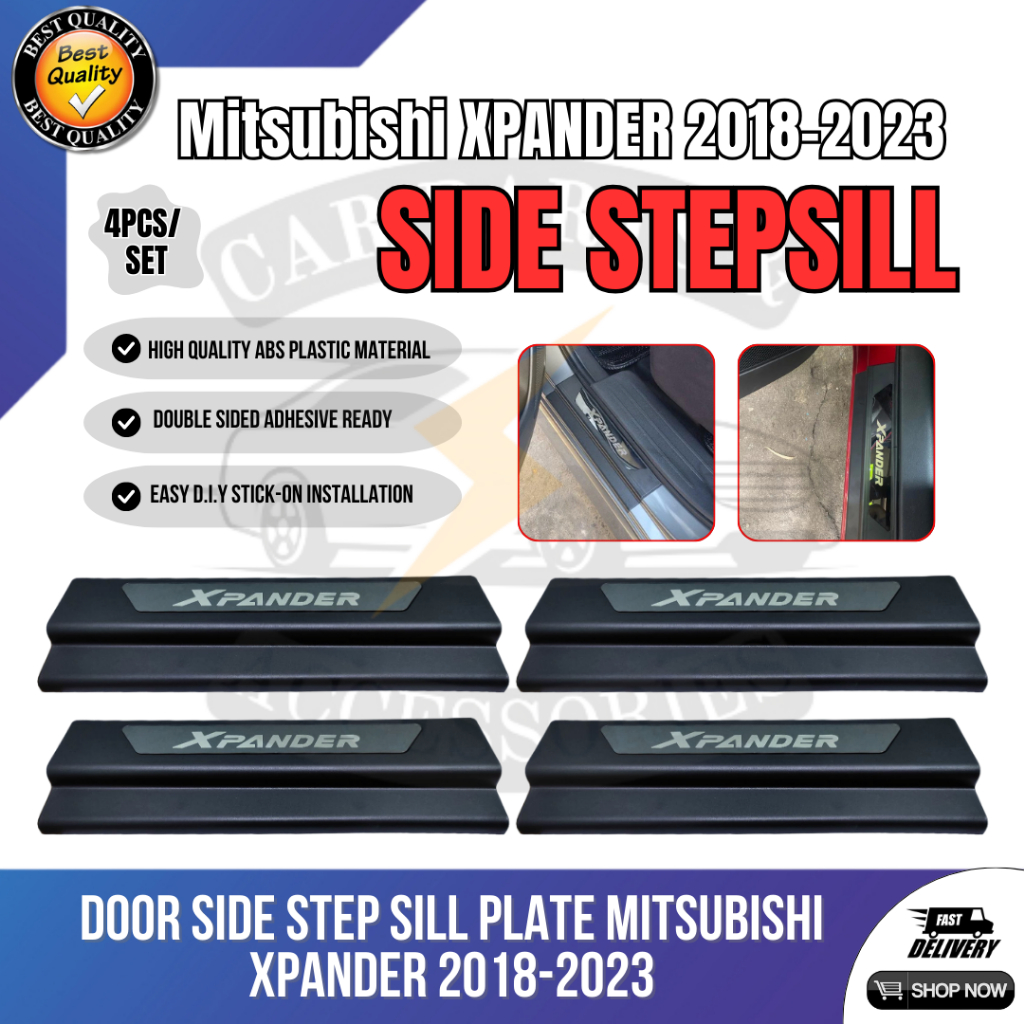 CPA DOOR SIDE STEP SILL PLATE MITSUBISHI XPANDER 2018-2023 (10840 ...