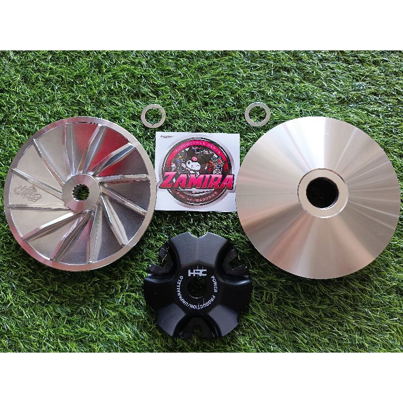 PULLEY SET HIRC AEROX/NMAX/MIO/MIOM3/BEAT/CLICK/PCX150/PCX160 | Shopee ...